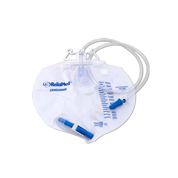 Cardinal Health ND2000H Premium Vented Drainage Bag with Double Hanger ...